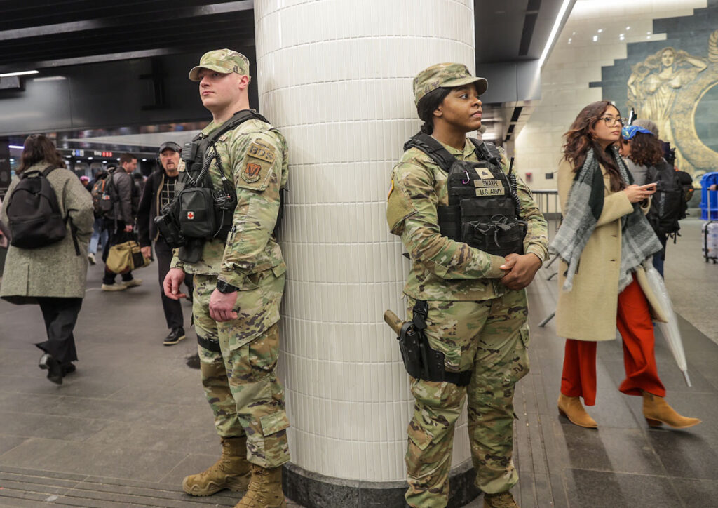 National Guard at NYC Subway Stations – the response | Our Time Press