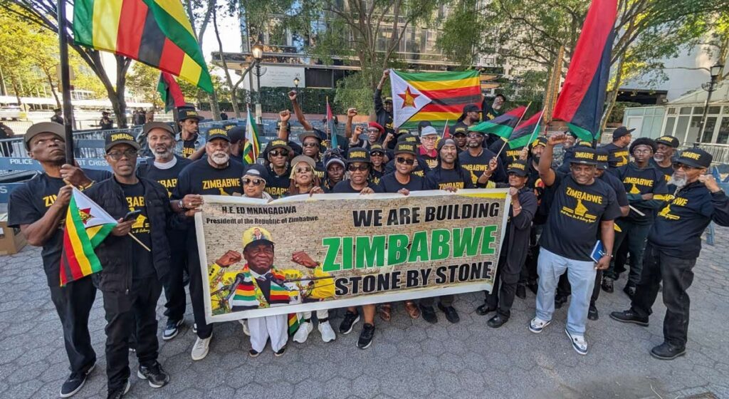 Marching for Zimbabwe Outside the United Nations | Our Time Press